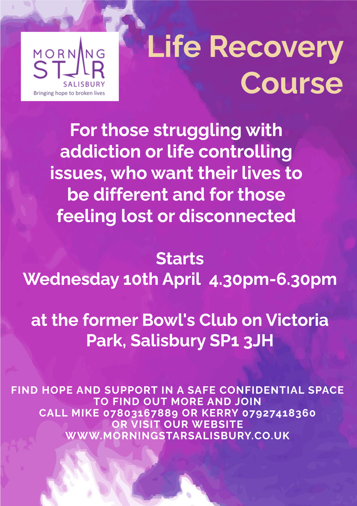 Morning Star (Salisbury) bringing hope to broken lives…